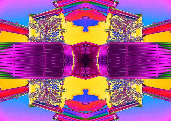 Temple Abstract - Sherriehallartist